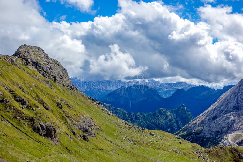 Dolomites 97 stock photo. Image of cloudy, scenic, alpine - 54791760