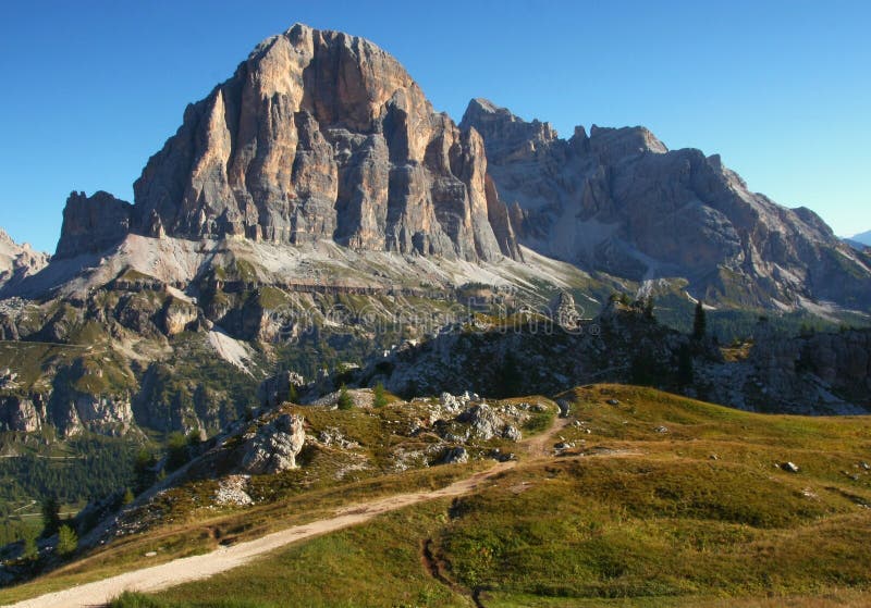 Dolomiti-Tofana di Rozes stock photo. Image of mountain - 16970506