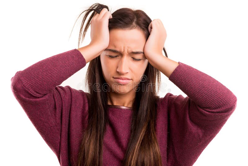 Dolor de cabeza foto de archivo. Imagen de pista, headache - 36864028