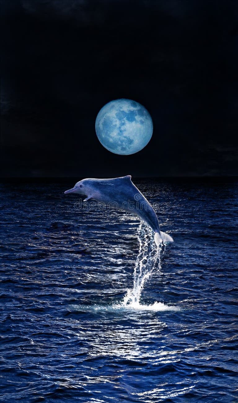 203 Dolphin Moon Stock Photos - Free & Royalty-Free Stock Photos from ...