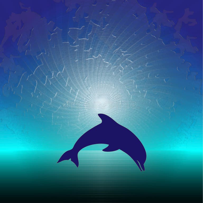 Dolphin Night Stock Illustrations – 881 Dolphin Night Stock ...