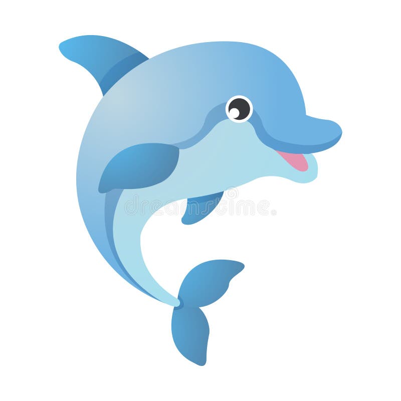 Dolphin Cartoon Character . Vector Stock Vector - Illustration of ...