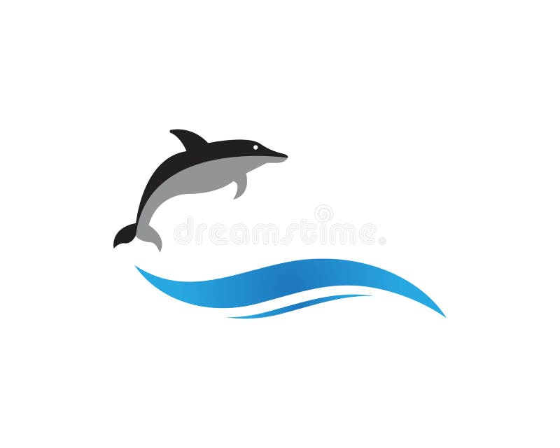 Dolphin Fish Logo Vector Template Stock Vector - Illustration of ...
