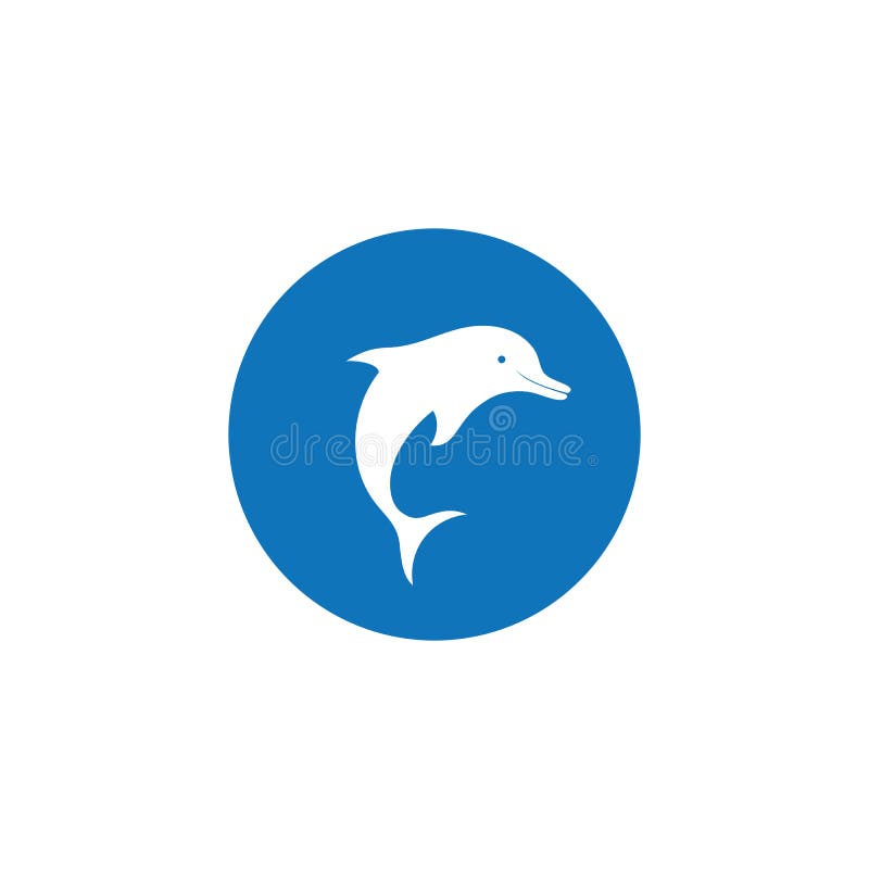 Dolphin Icon Logo Design Vector Stock Vector - Illustration of abstract ...