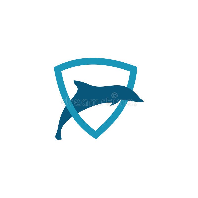 Dolphin Icon Logo Design Vector Template Stock Illustration ...