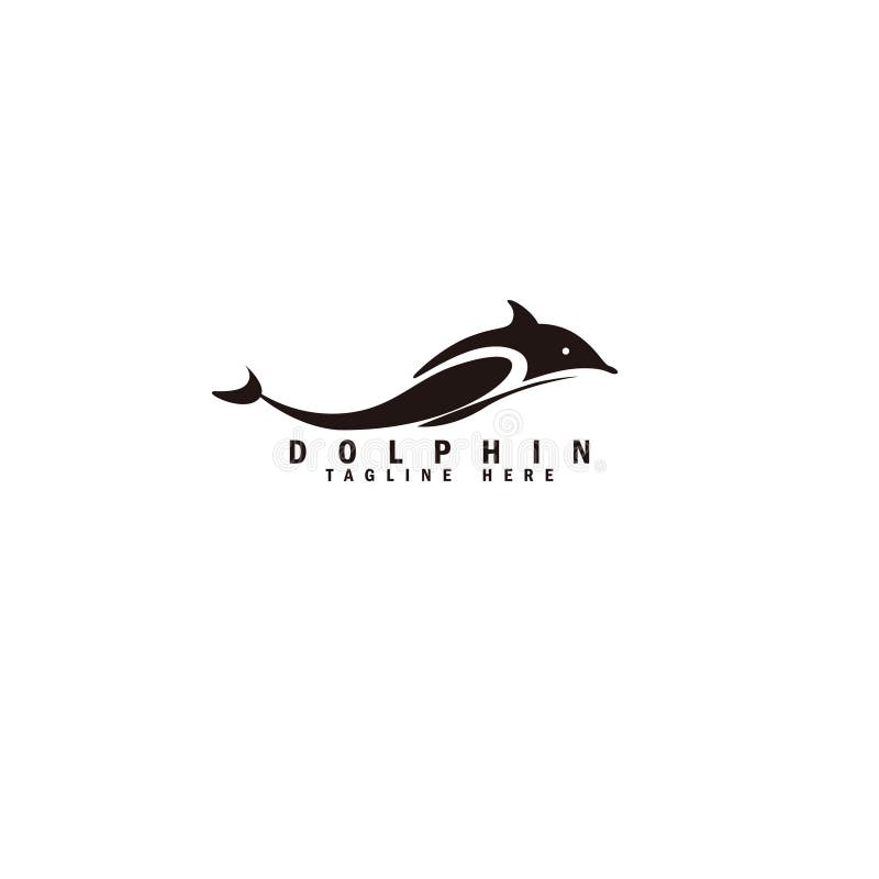 Dolphin Logo Modern Concept Awesome Design Stock Vector - Illustration ...
