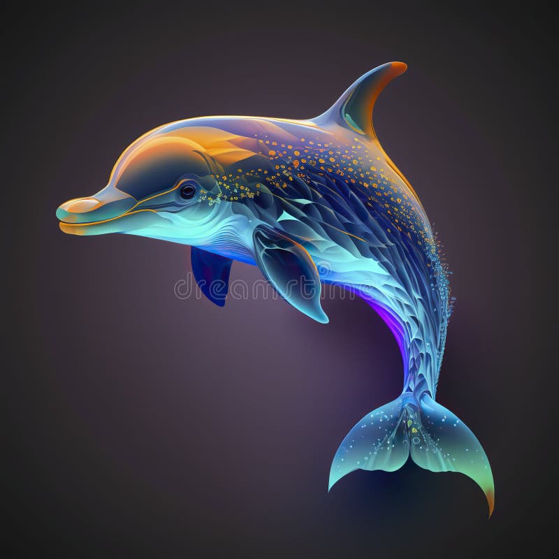 Neon Dolphin Stock Illustrations – 460 Neon Dolphin Stock Illustrations ...