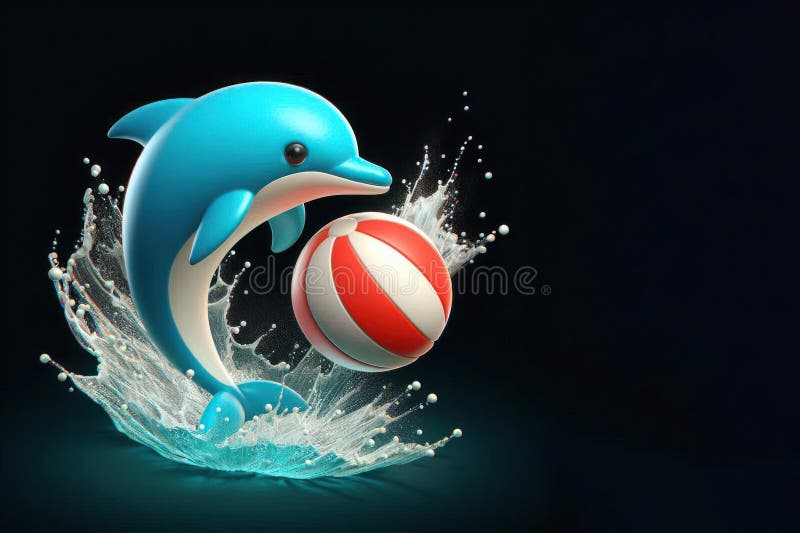 Dolphin with Ball stock photo. Image of dolphin, seaworld - 2653302