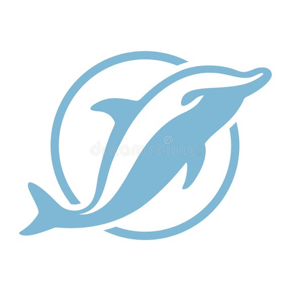 Dolphin symbol stock vector. Illustration of vector - 325985056