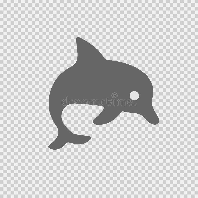 Dolphin Vector Icon Eps 10. Simple Isolated Illustration Stock Vector ...