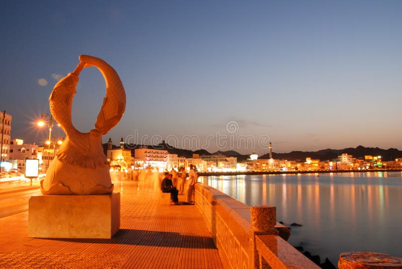 Corniche Mutrah Muscat editorial photography. Image of town - 184054552