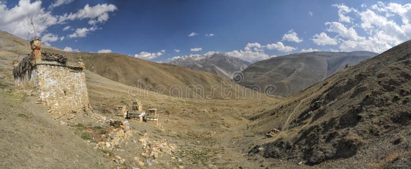 Dolpo stock image. Image of dolpo, flags, prayer, religious - 50714729