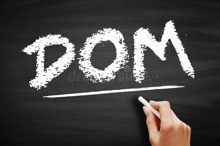 DOM - Document Object Model is a Programming API for HTML and XML ...