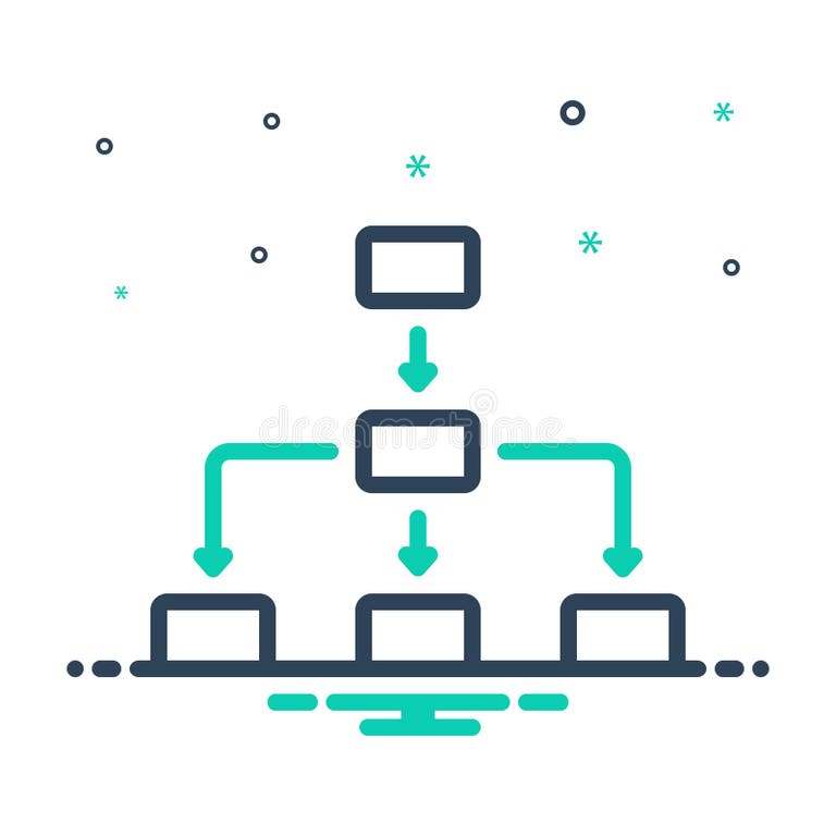 Mix Icon for Dom, Diagram and Project Stock Vector - Illustration of ...
