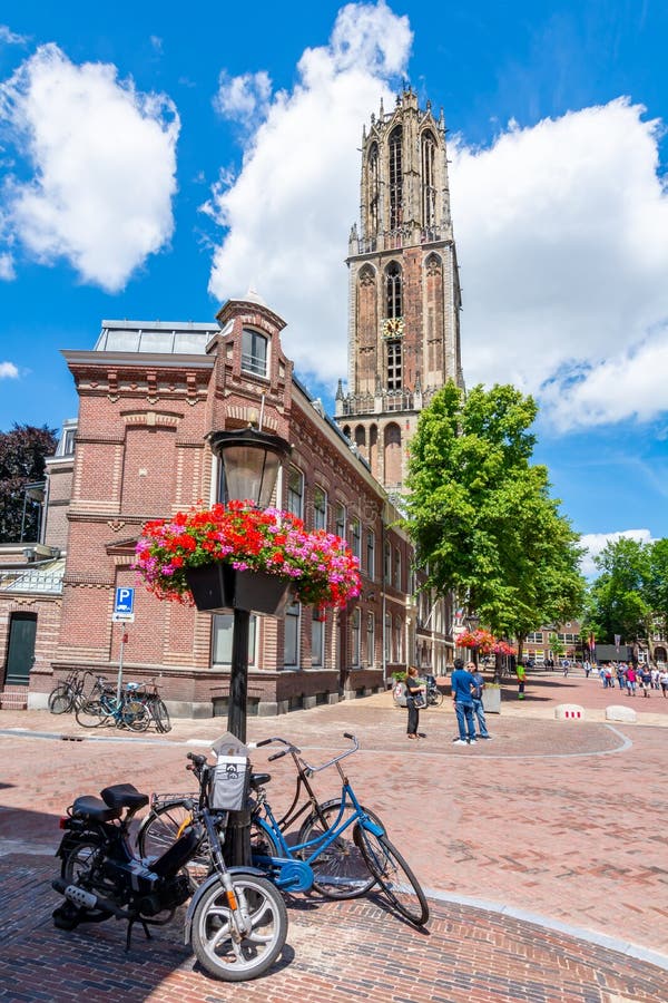 St. Martin`s Cathedral And Utrecht University On Central Square ...