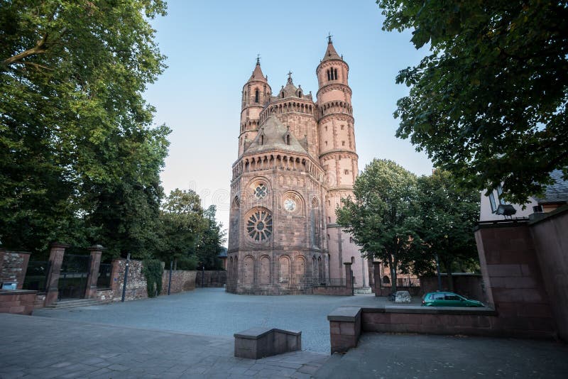The dom in worms germany stock photo. Image of exterior - 77338310