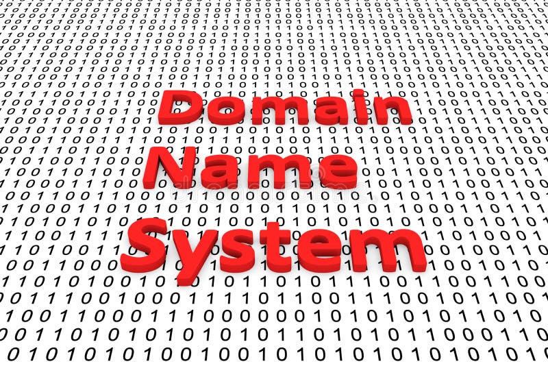 Domain Name System stock abbildung. Illustration von plattform - 93998733