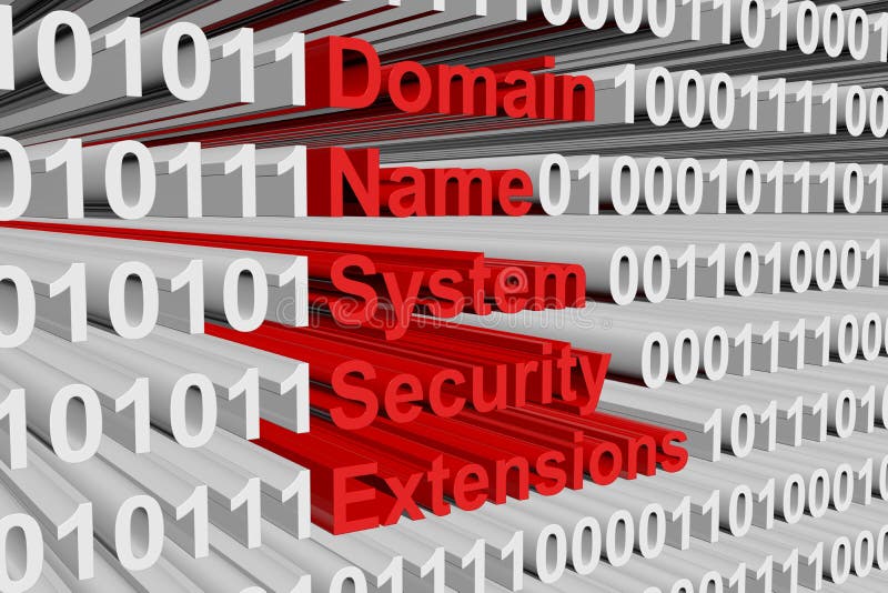 DNSSEC stock illustration. Illustration of task, data - 97209770