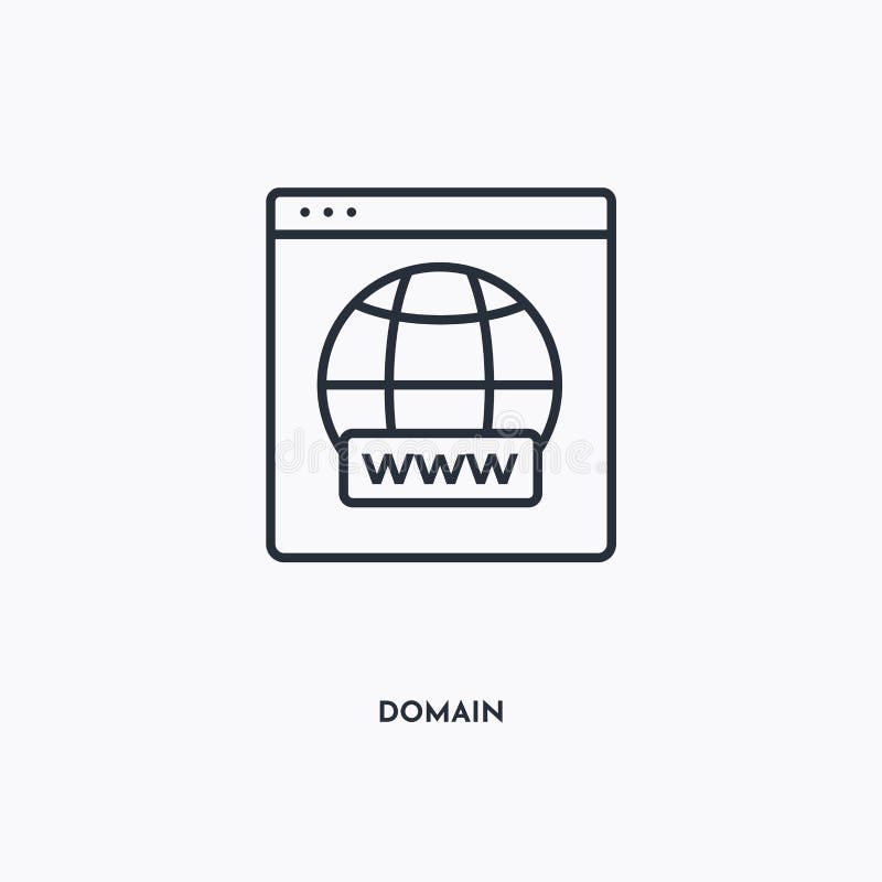 Domain Address Line Illustration Stock Illustrations – 542 Domain ...