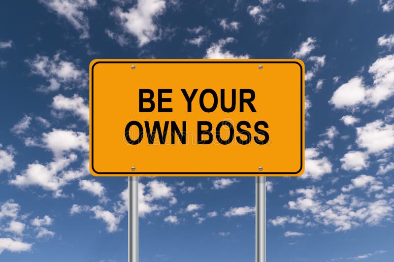 Be Your Own Boss 5 Steps Starting You Own Business Stock Vector ...