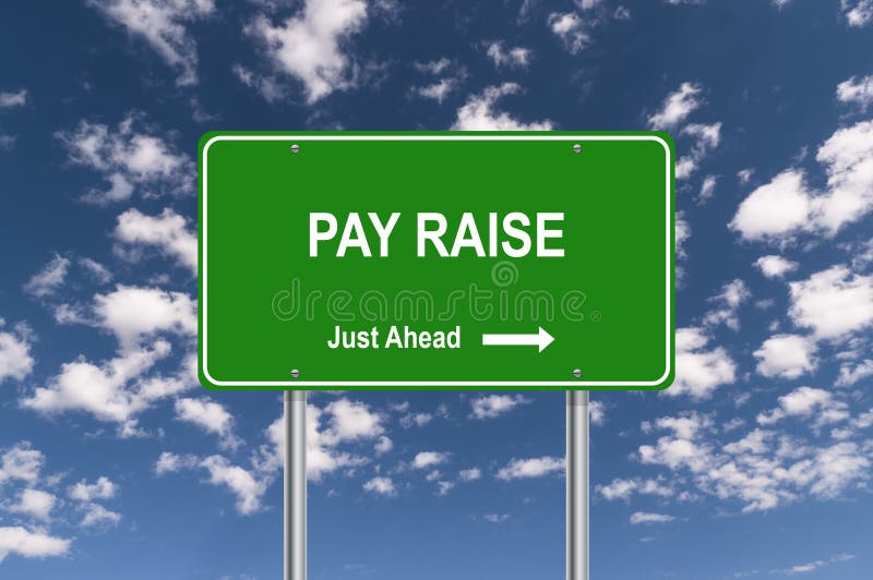 Pay Raise stock vector. Illustration of yearly, business - 17620260
