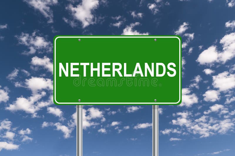 Netherlands sign stock photo. Image of blue, clipart - 135101528