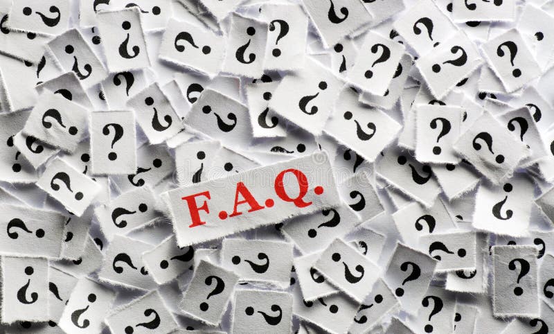 Abbreviazione del FAQ immagine stock. Immagine di informazione - 38673925