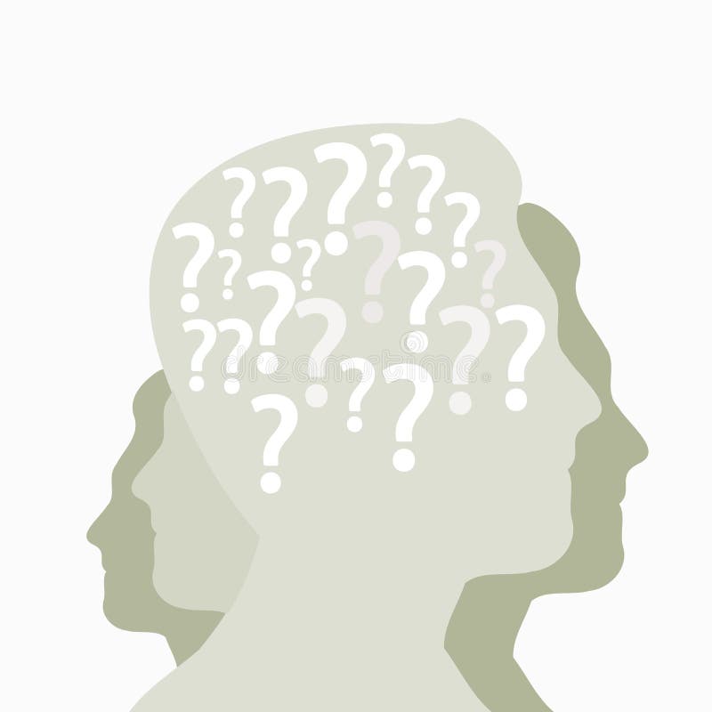 Domande illustrazione vettoriale. Illustrazione di internet - 36440897