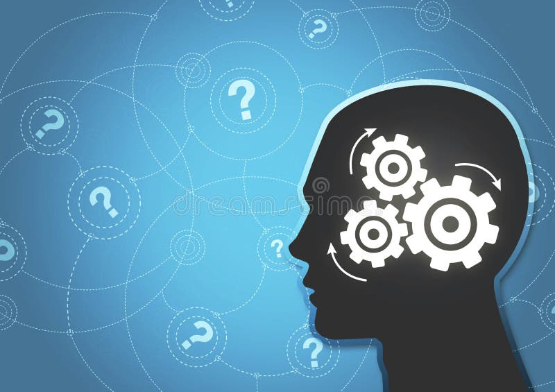 Domande illustrazione di stock. Illustrazione di idea - 4074295