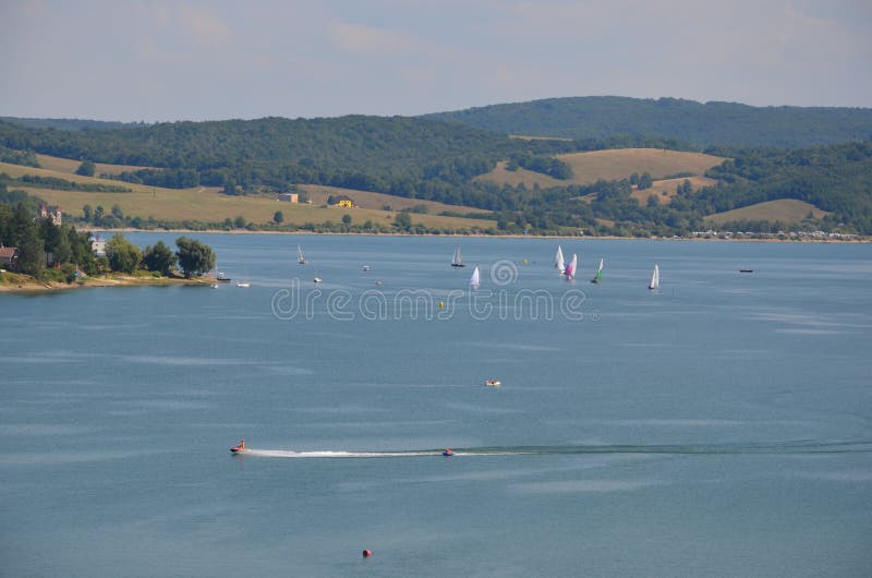 Domasa Lake Slovakia stock photo. Image of summer, travel - 55150200