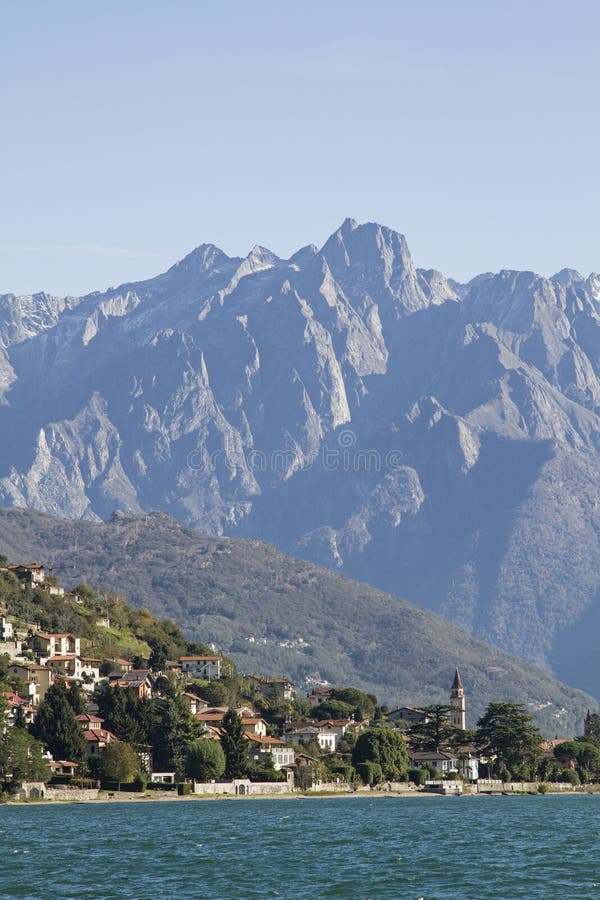 Domaso stock photo. Image of view, lake, fishing, idyll - 47397488