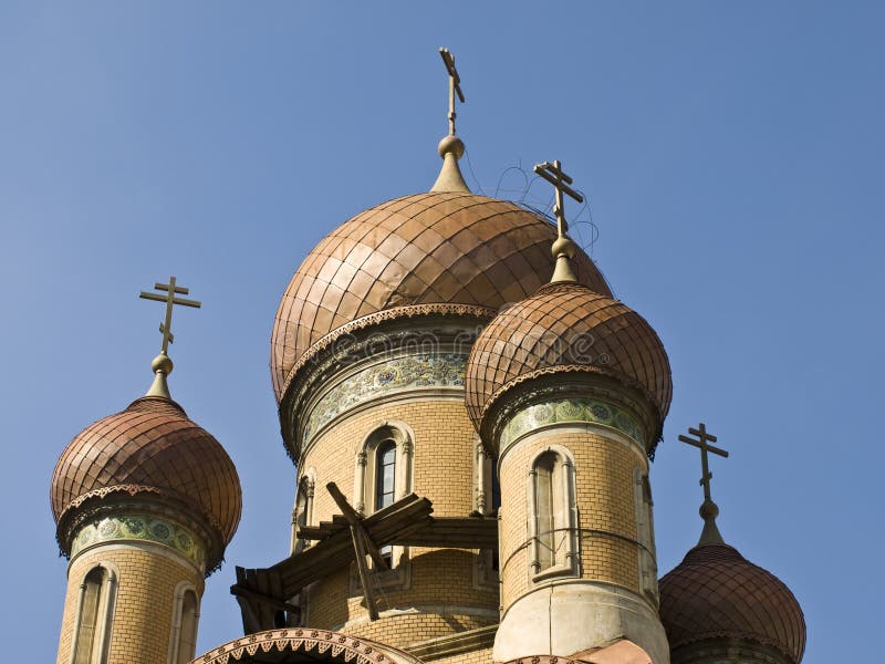Bucharest - The Russian Church Stock Photo - Image of city, downtown ...