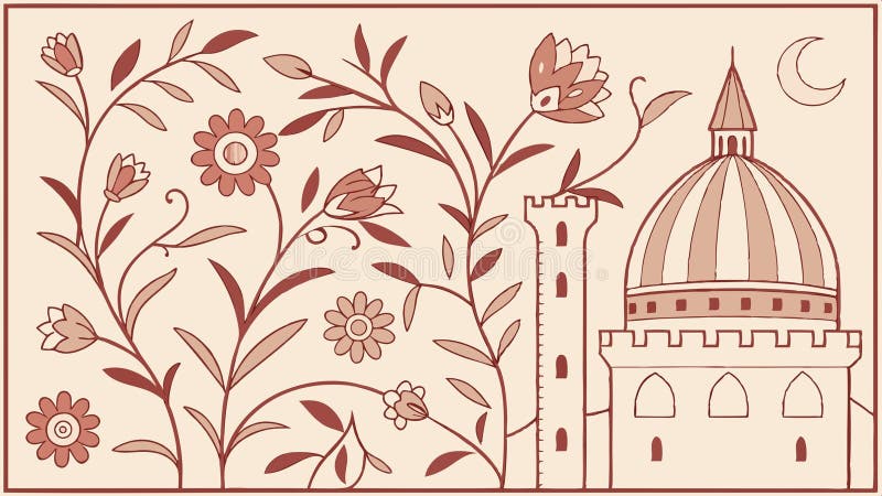 Dome Architecture, Classical Building and Historic Design Vector Design ...