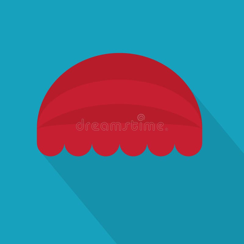 Dome awning, sunshade stock vector. Illustration of sign - 177746747