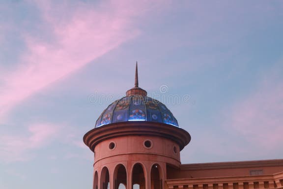 Dome on castle stock image. Image of cast, landmark - 141995043