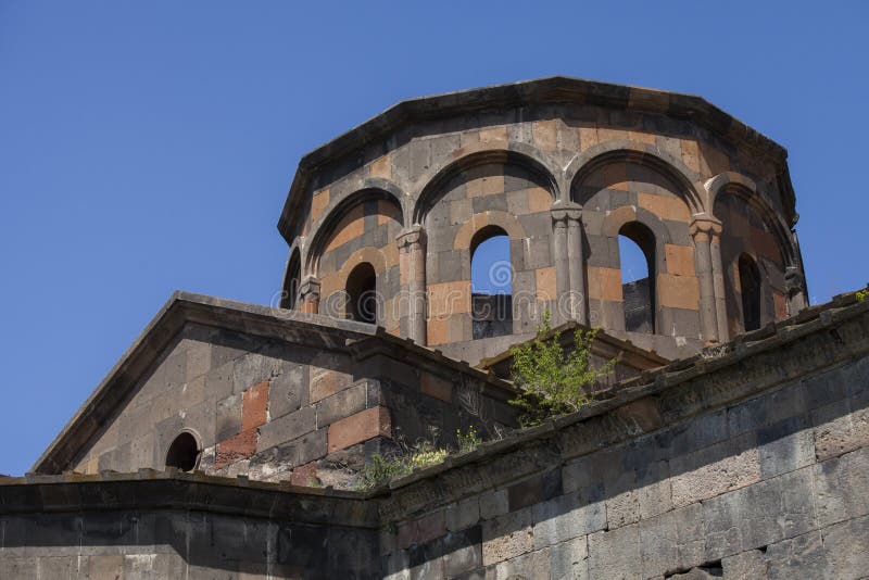 Dome of the Cathedral of Talin in Armenia Stock Photo - Image of ...