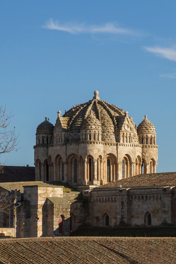 Dome of the Cathedral of Zamora. Spain Stock Image - Image of ...