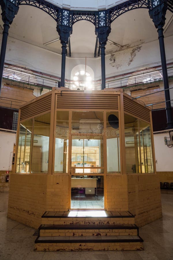 Dome of the Central Gallery of La Modelo Prison in Barcelona Stock ...