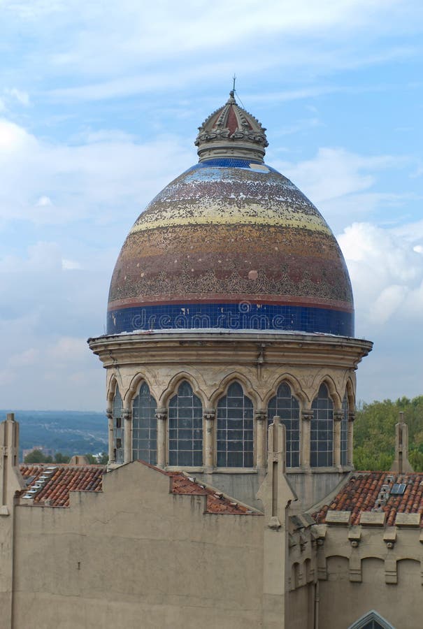 Dome of the Church of Sta Teresa and S Jose Stock Photo - Image of ...