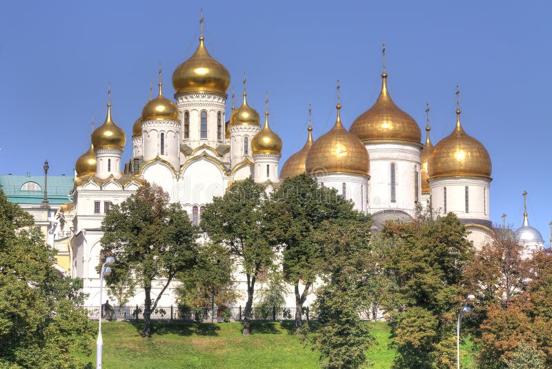 271 Golden Domes Churches Moscow Kremlin Photos - Free & Royalty-Free ...