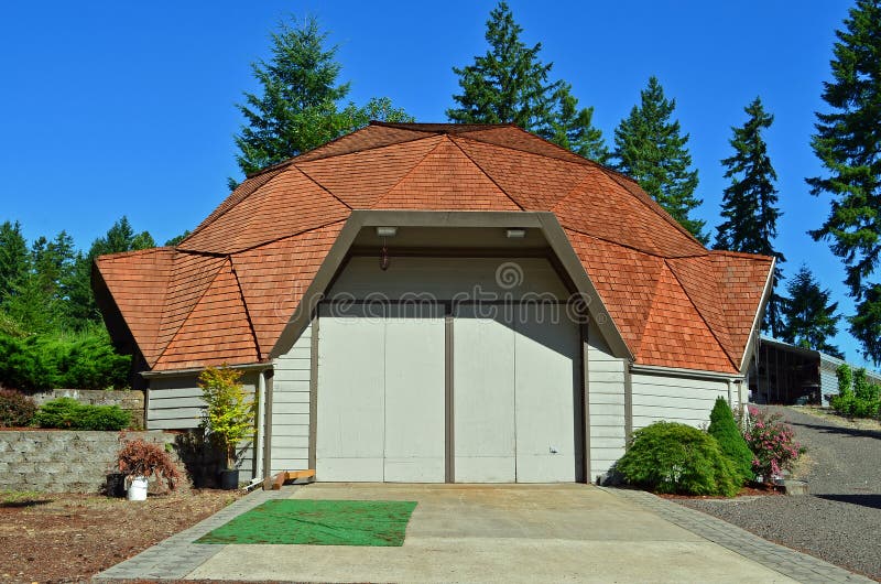 Dome Garage stock image. Image of storage, modern, unique - 20628195