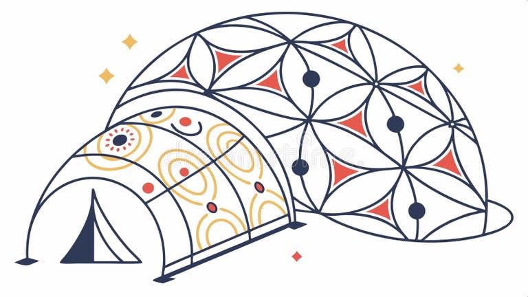 Dome Geometric Pattern Islamic Art Design Vector Design Generative AI ...