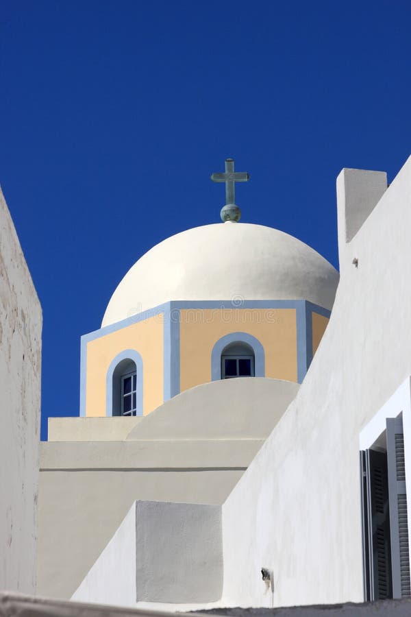 Dome of Greek Orthodox Church Stock Photo - Image of culture ...