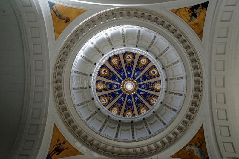 Dome interior view, Havana editorial image. Image of palace - 91680685