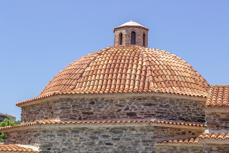 Dome of Masonry Constructed Old Hamam in Turkey Stock Photo - Image of ...