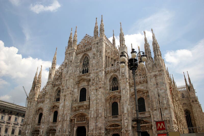 Dome of Milan stock photo. Image of medieval, milan, culture - 13889552