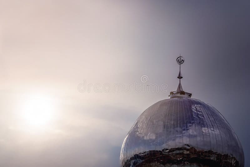 Mosque dome at dawn stock image. Image of morning, mosque - 107471865