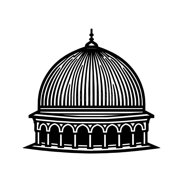 Dome Mosque Icon for Simple Vector Logo Illustration Design. Stock ...