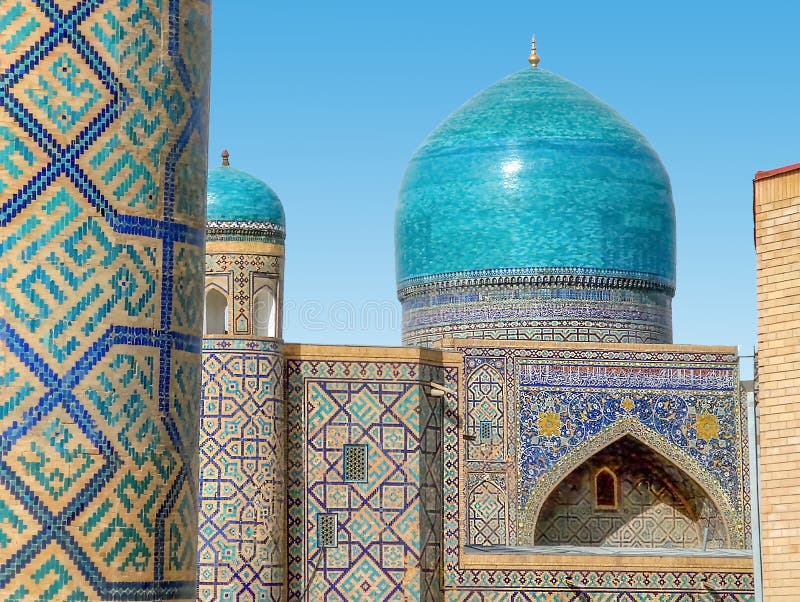 Dome of the Mosque in the Samarkand Stock Photo - Image of blue, islam ...