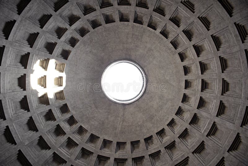 Dome And Oculus Of The Pantheon In Rome, Italy Picture. Image: 8385372
